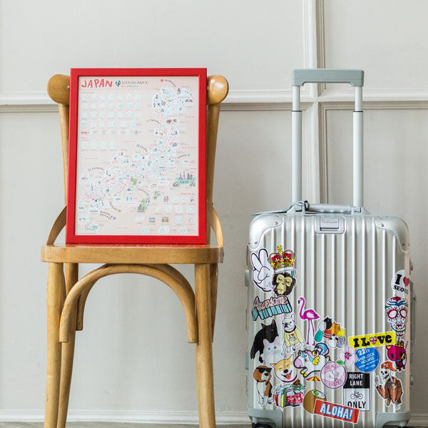 Japan Scratch Off Map - Scratch Off Japan Scratch Map Travel Poster ...